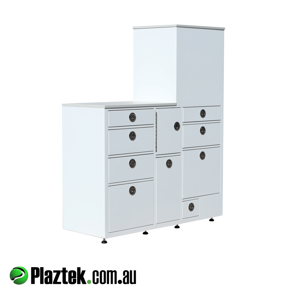 Boat Storage Cabinet |10 Drawers Combo With Fridge Insert